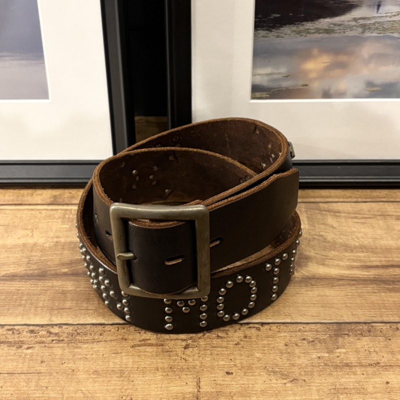 HTC(ハリウッドトレーディングカンパニー) レザー スタッズベルト ジョンソンモーターズ トイズマッコイ別注の買取実績 | 古着買取の ...